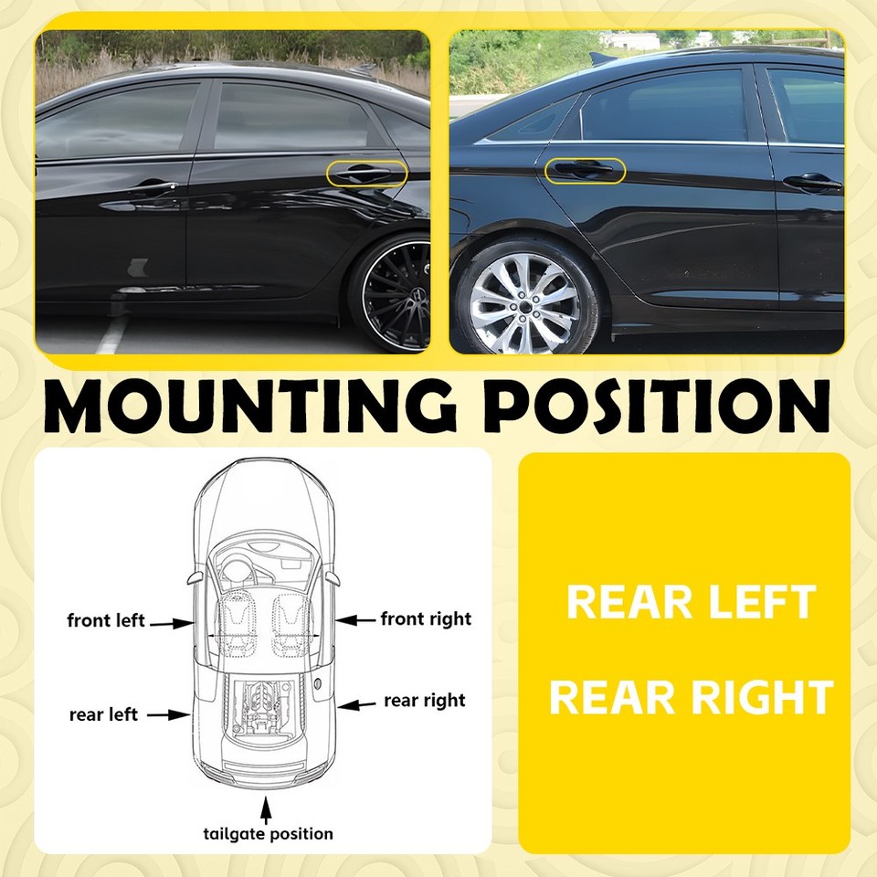 fit Kia Forte Outside Outer Exterior Door Handle Primed Black Left ...