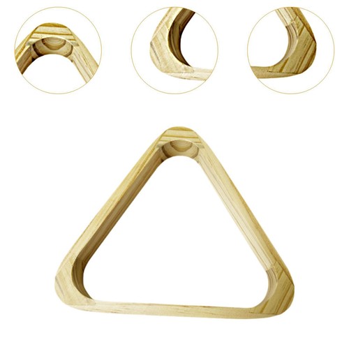 Pool Table Triangle Ball Rack Wood for Billiard Room Indoor Game Pool ...