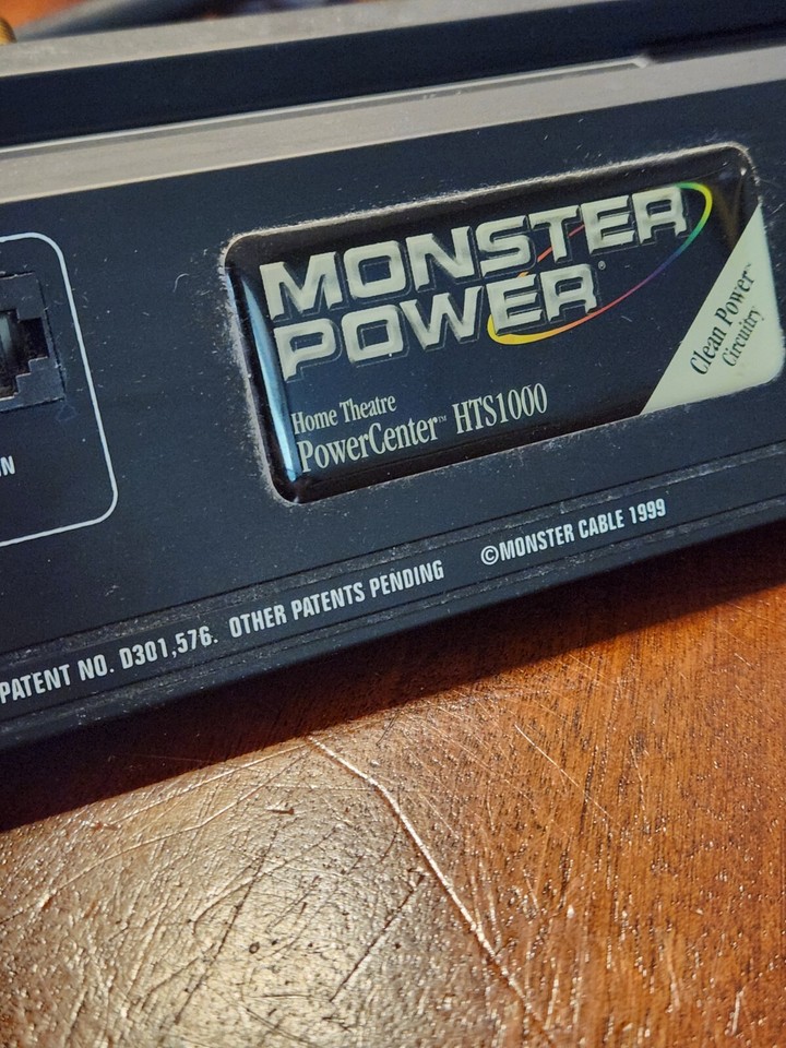 Monster Power Home Theater Power Center HTS 1000 Surge Protector | eBay