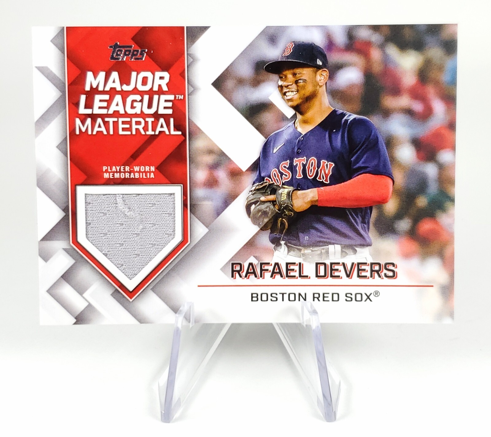 2022 Topps Rafael Devers Jersey Relic Memorabilia Card Update Series ...