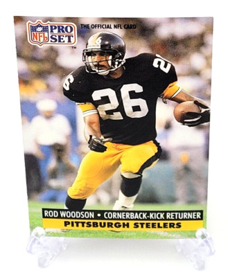 1991 Pro Set Football Rod Woodson Pittsburgh Steelers #278 HOF NFL | eBay