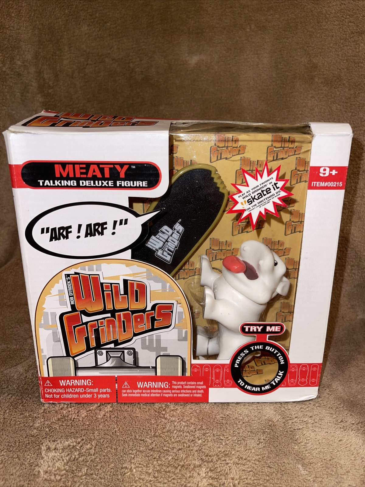 Rob Dyrdek's Wild Grinders Action Figure Meaty w/ Skate Board 2008 ...