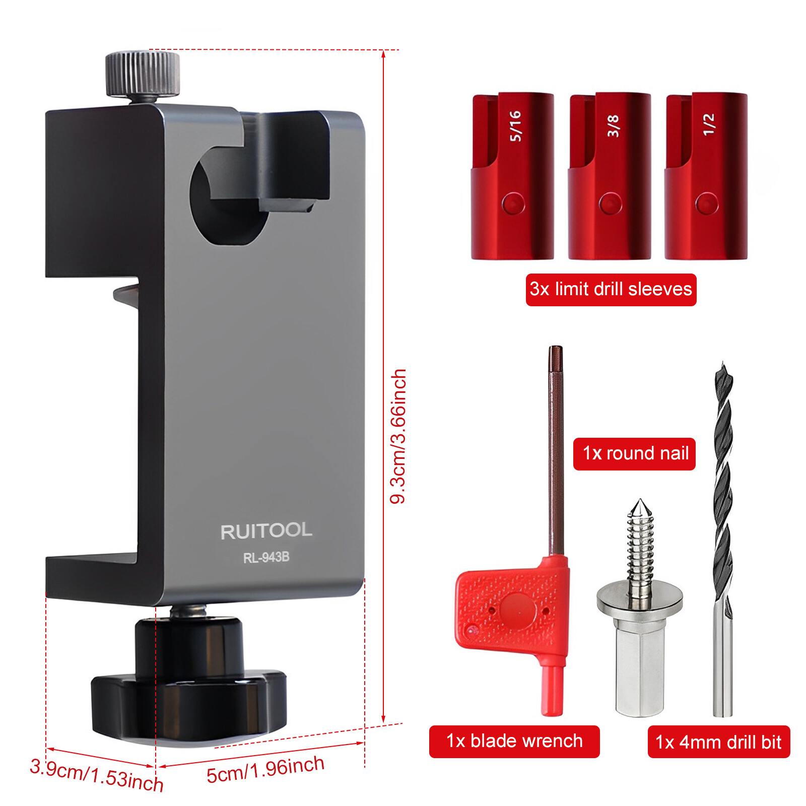 Dowel Maker Jig Kit Metric Imperial Dowel Maker Cutter Dowel Round Rod ...