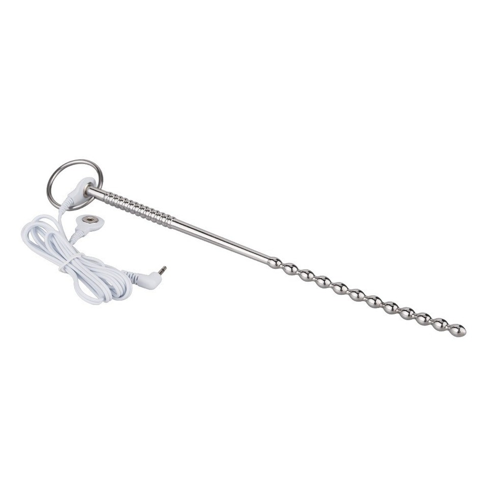 Male Electric E-stim Stretcher Urethral Sounding Rod Penis Plug Dilator ...
