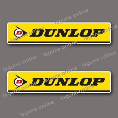 dunlop Logo Gloss Weatherproof Decal Sticker 4 | eBay