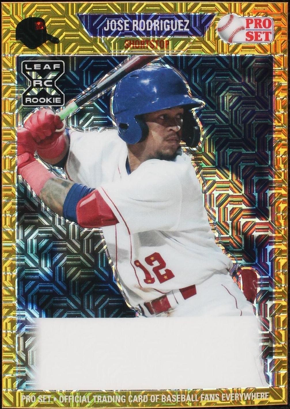 2021 Leaf Pro Set Metal - 1989 Pro Set Autographs Jose Rodriguez #PA ...