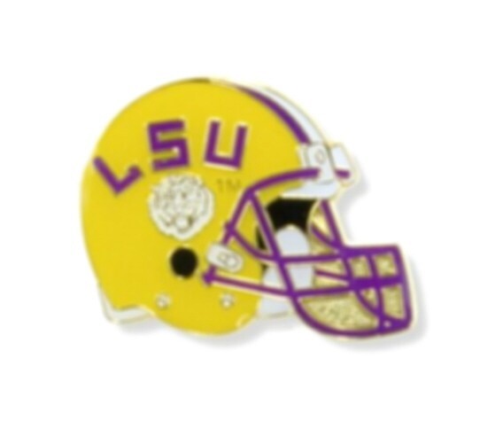 LSU Tigers Pins Louisiana State University Pins Football Helmet College ...