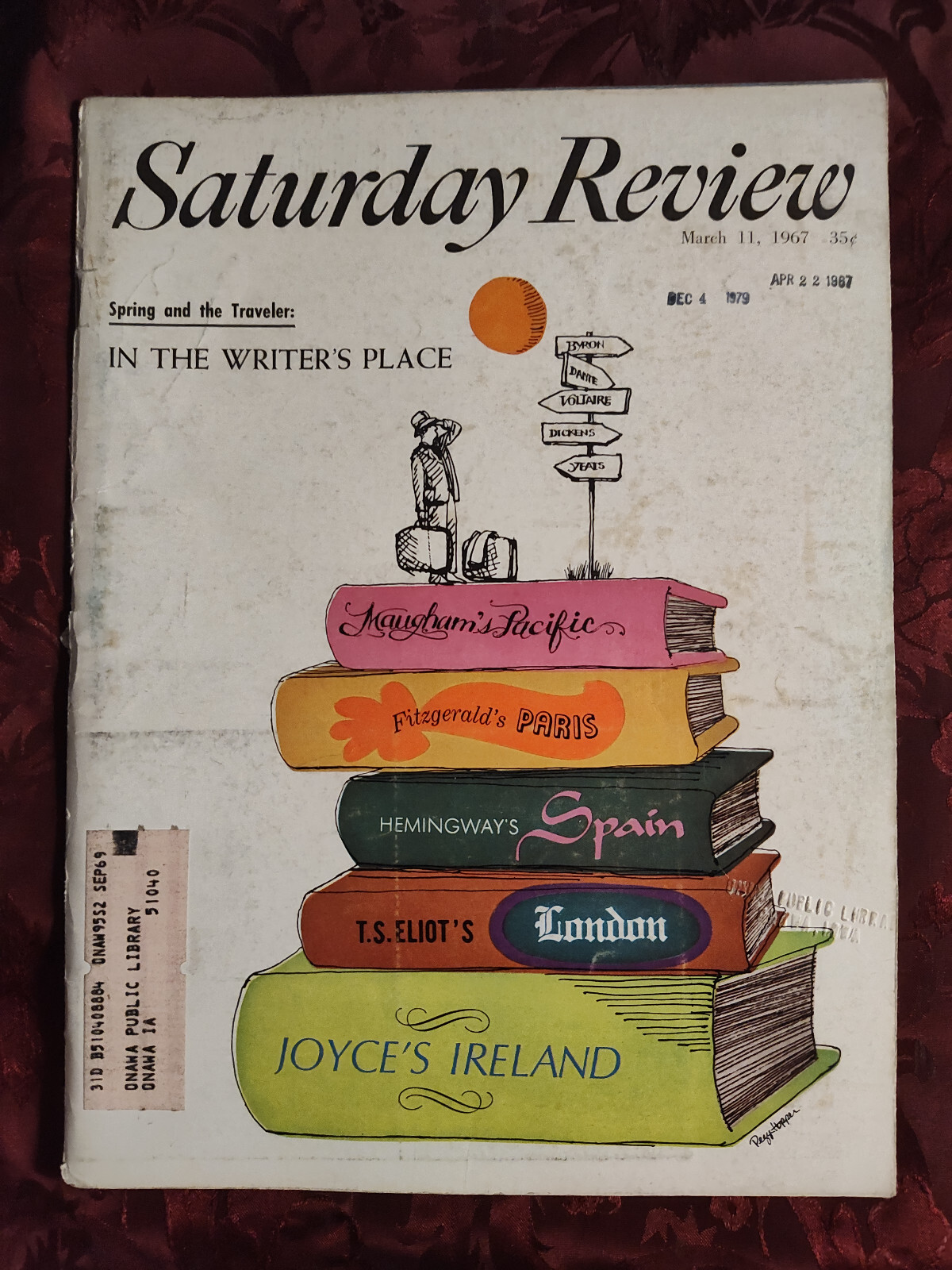 Saturday Review March 11 1967 MARY HEMINGWAY JACK VALENTI JOSEPH ...