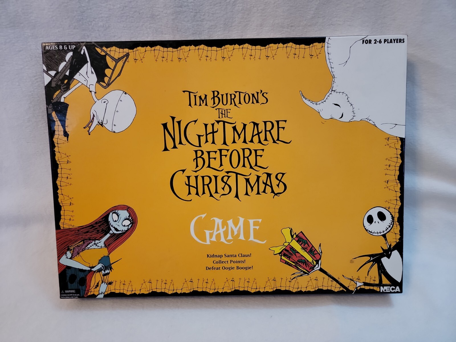 Tim Burton's The Nightmare Before Christmas Board Game NECA Complete ...