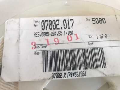 Resistor 20 Kohms Smd 805 5%(5000 Pcs) Samsung | eBay