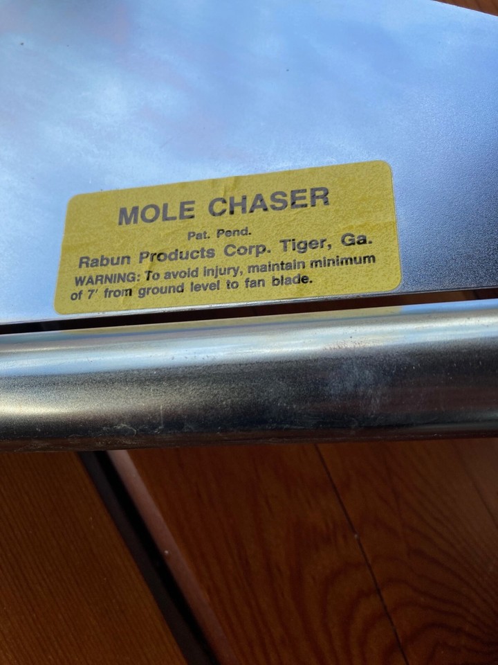 RABUN PRODUCTS MOLE CHASER-NEW IN BOX-VINTAGE-ALL PARTS AND ...