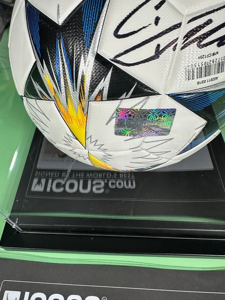 Cristiano Ronaldo soccer ball signed Authenticated by Icons | eBay