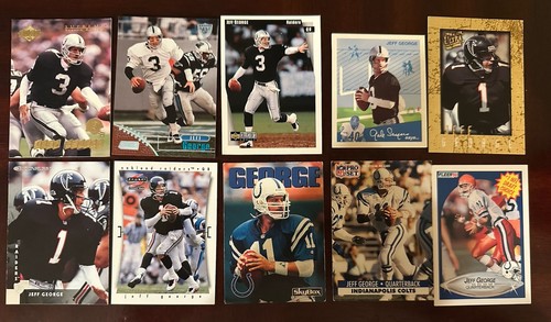10 Different Jeff George Cards Including Rookie | eBay UK