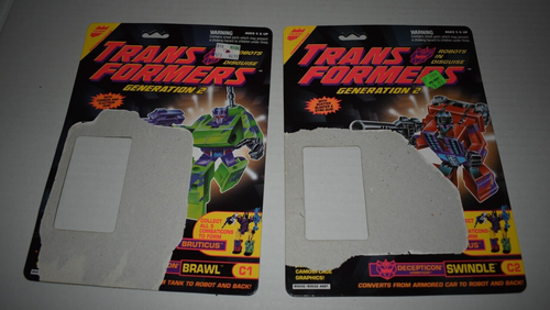 Transformers 1992 G2 BRUTICUS Card Back & Tech Spec lot of 4 | eBay