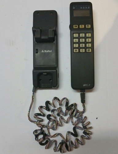 cellulare radiotelefono 450Mhz Italtel Sip MB44S SR 7371 R3020 con cavi ...