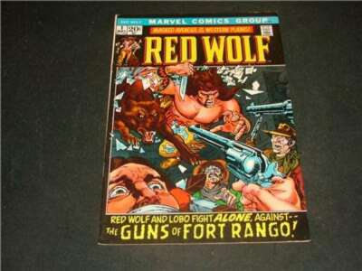 Red Wolf #1 May '72 Roy Thomas & Friedrich Story Bronze Age Marvel ID ...