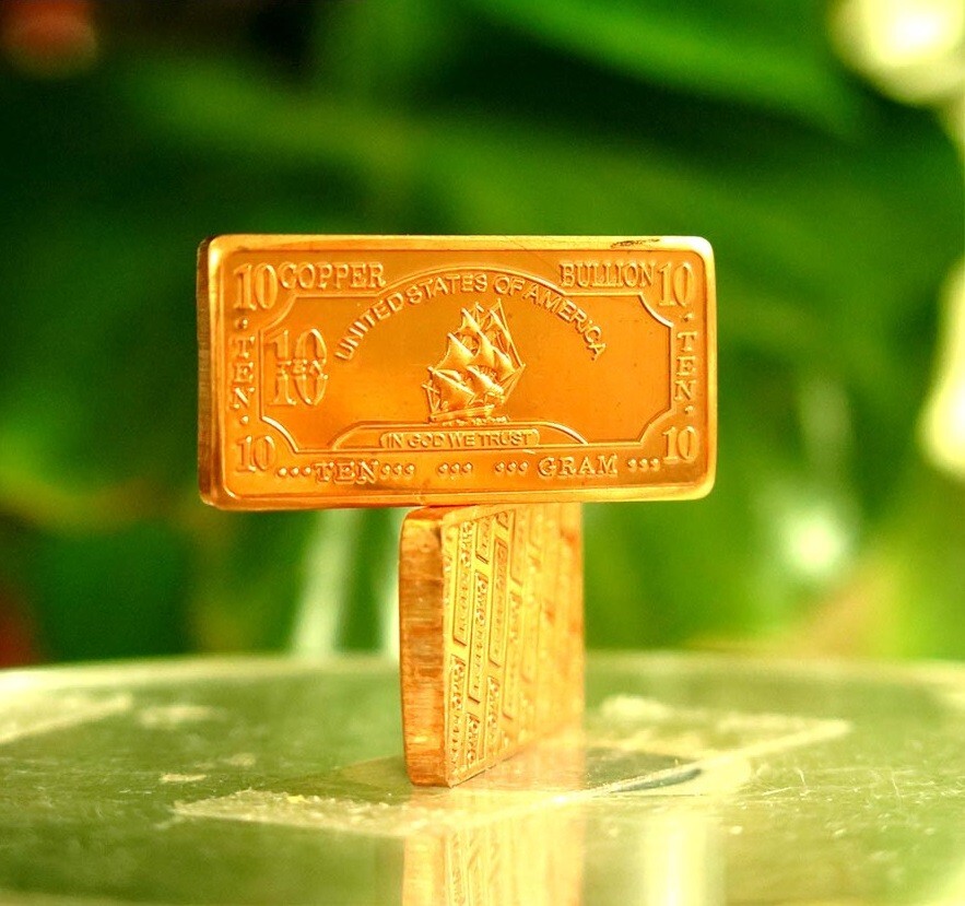 1 gram 1g USA Ship .999 Pure Copper Bullion Bar Cu Element | eBay
