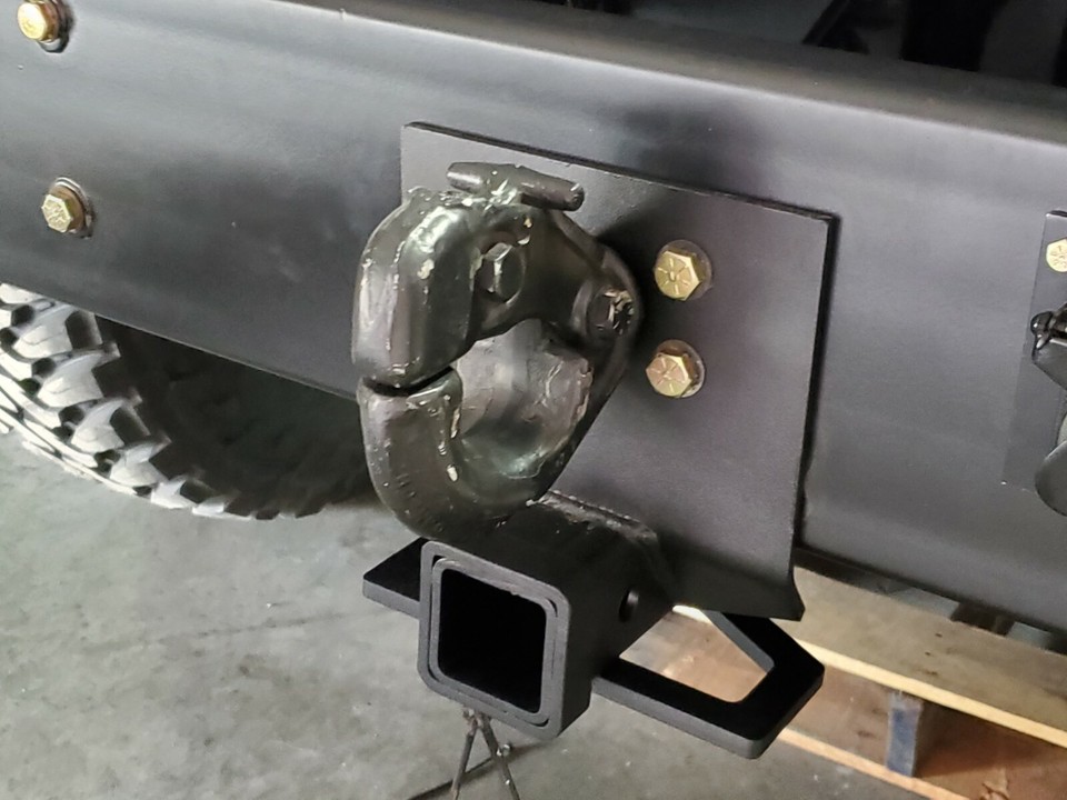 Heavy Duty HMMWV Hitch humvee 2 inch receiver, for an airlift bumper ...