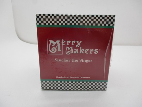 Dept 56 Merry Makers Sinclair the Singer Figurine Christmas Decoration ...