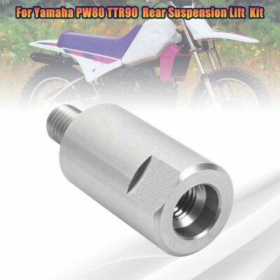 Silver Rear Shock Extender Rear Suspension LIFT KIT For Yamaha PW80 ...
