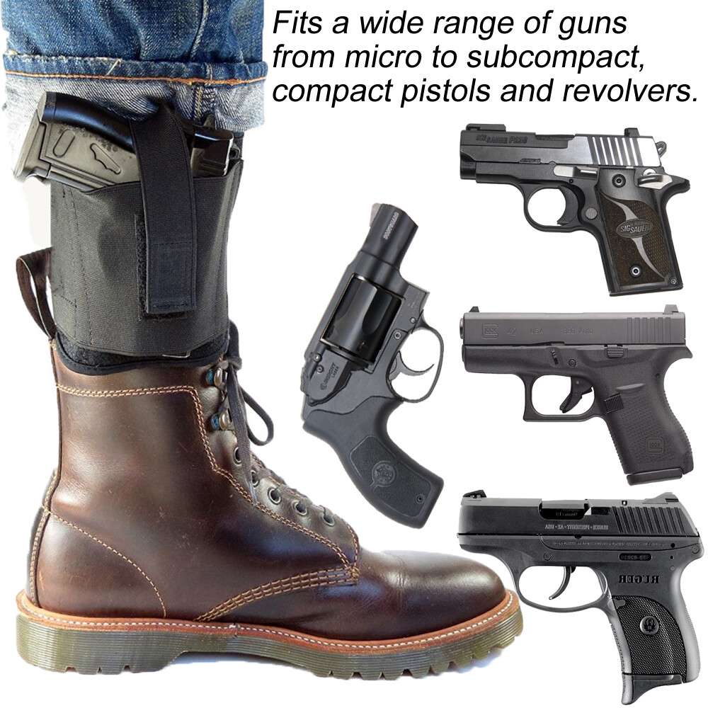 Ankle Holster for Concealed Carry | Universal Fit, for All Handguns ...