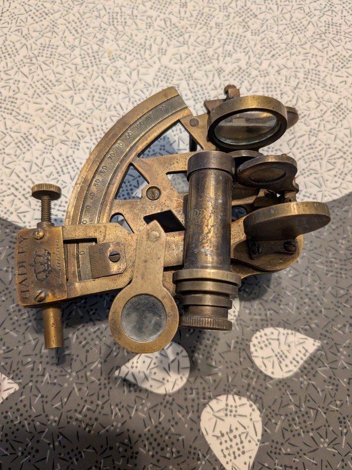 Nautical Maritime Solid Brass Sextant Astrolabe Marine Instrument ...