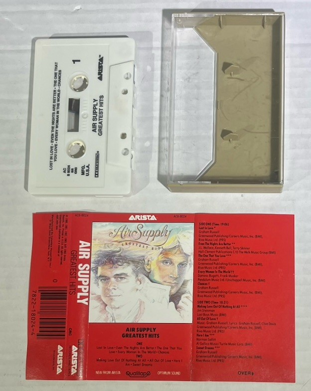 AIR SUPPLY One That You Love Promo Poster 12X12 & Greatest Hits ...