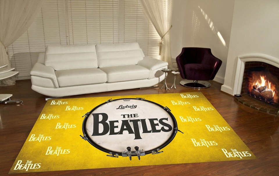 The Beatles Rug, Music Band Rug, Musician Room Rug, Music Decor, 1970's ...