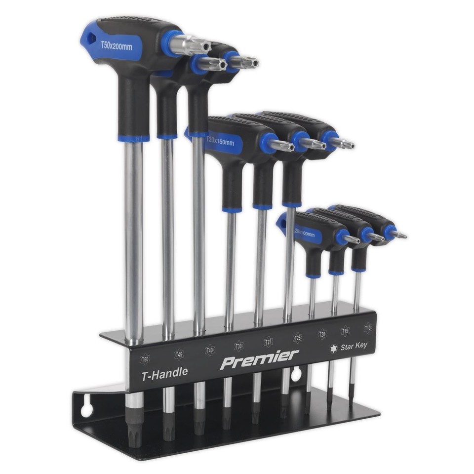 Sealey Torx-Stern Schlüssel Set 9pc T-Griff AK7196 | eBay