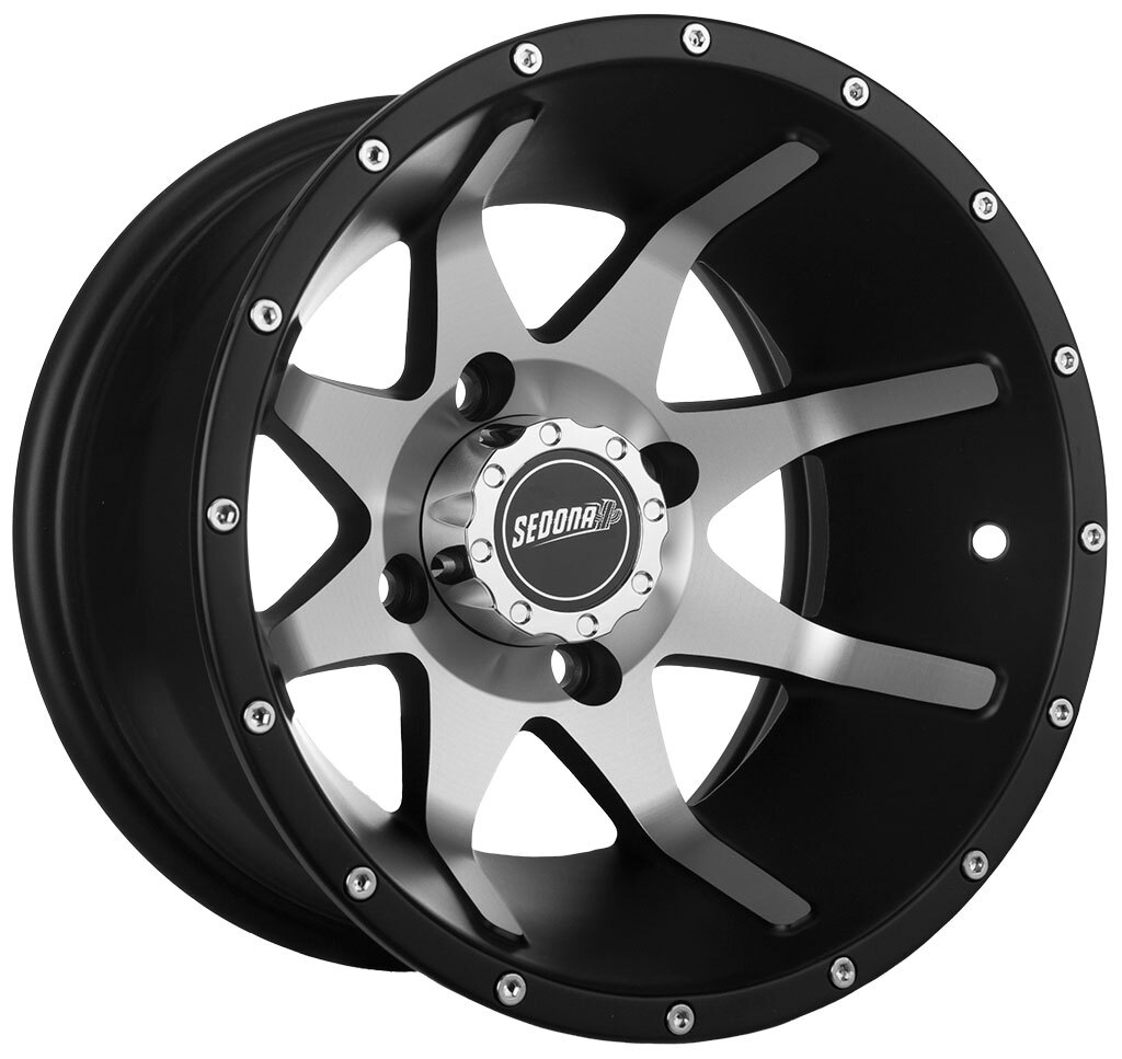 Kit 4 Interco Interforce 628 Tires 28x8-14 on Sedona Storm Machined ...