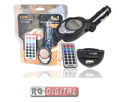 Car MP3 Player FM Auto USB,SD,WMA 256 MB TRASMETTITORE LINQ IT-CM10 | eBay