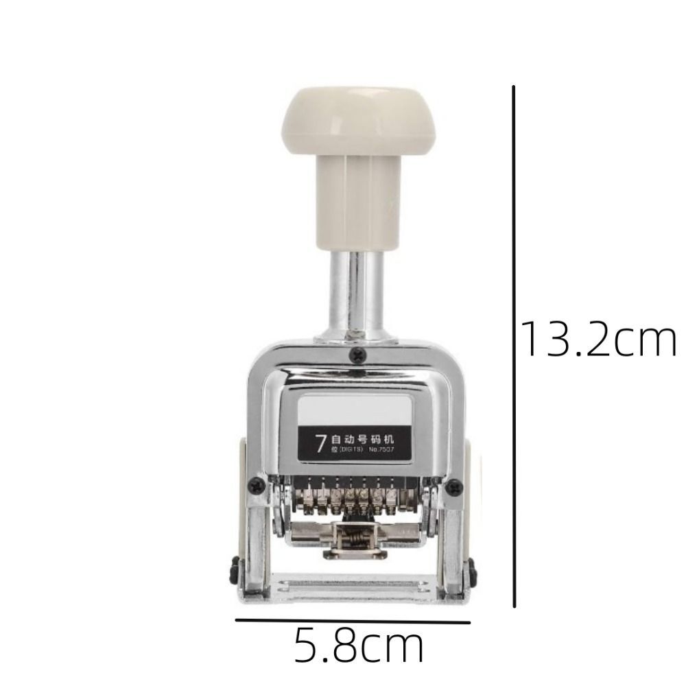 7 Digits Numbering Stamp Characters 4.8mm Numerator Machine Office | eBay