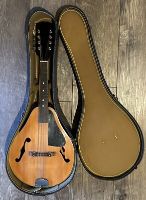 Vintage Gibson Style F Hole Mandolin & Case | eBay