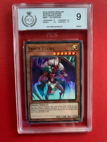 Santa Claws AC18-EN012 Super Rare 1st Edition Near Mint Yu Gi Oh PGS ...