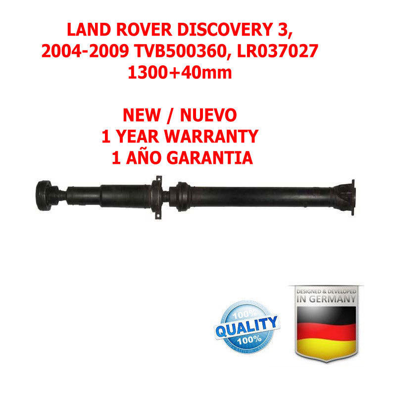 ARBRE DE TRANSMISSION LAND ROVER DISCOVERY 3, 2004-2009 TVB500360 ...