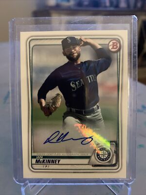2020 Bowman Ian McKinney Paper Prospect Auto Autograph #PA-IM Seattle ...