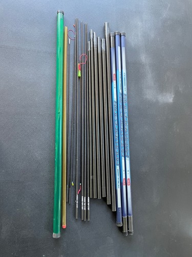 Leeda 16m Blue diamond fishing pole with six top kits and spares | eBay UK