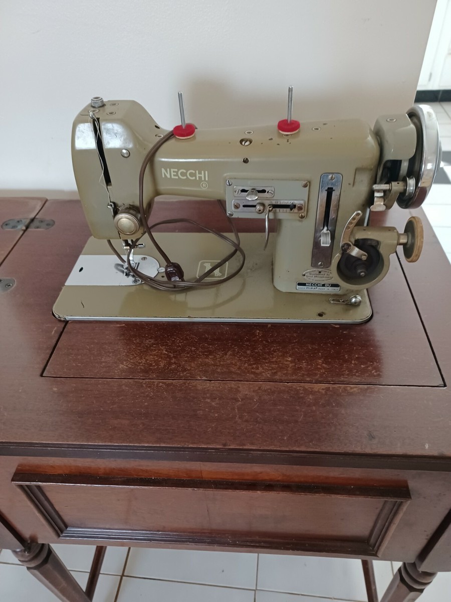 Necchi Bu Mira Sewing Machine With Case And Foot Pedal Ebay Necchi BU