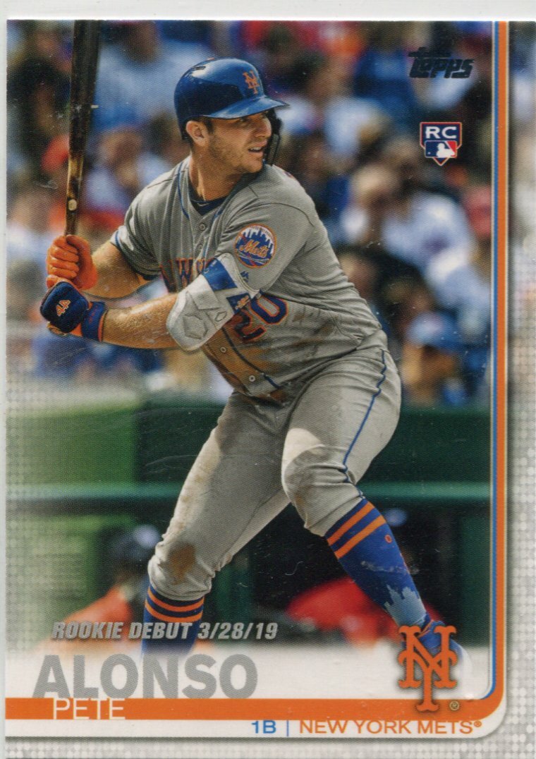 PETE ALONSO - 2019 Topps / Bowman / Chrome. Rookie Card - NEW YORK METS ...