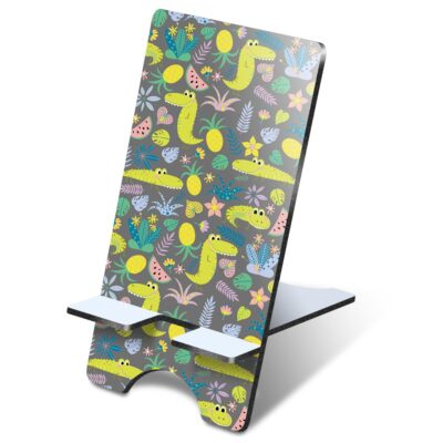 1x 3mm MDF Phone Stand Cartoon Crocodile Flowers Fruits #44527 | eBay
