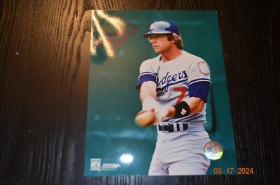 STEVE YEAGER DODGERS SIGNED PHOTO | eBay