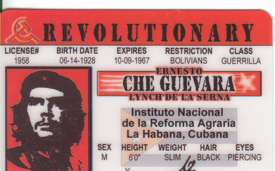 Che Guevara Argentine Marxist revolutionary La Habana Cuba Drivers ...