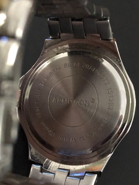 Armitron Mens 20/4963TT Two Tone Watch 165 Ft Water Resistant - Running ...