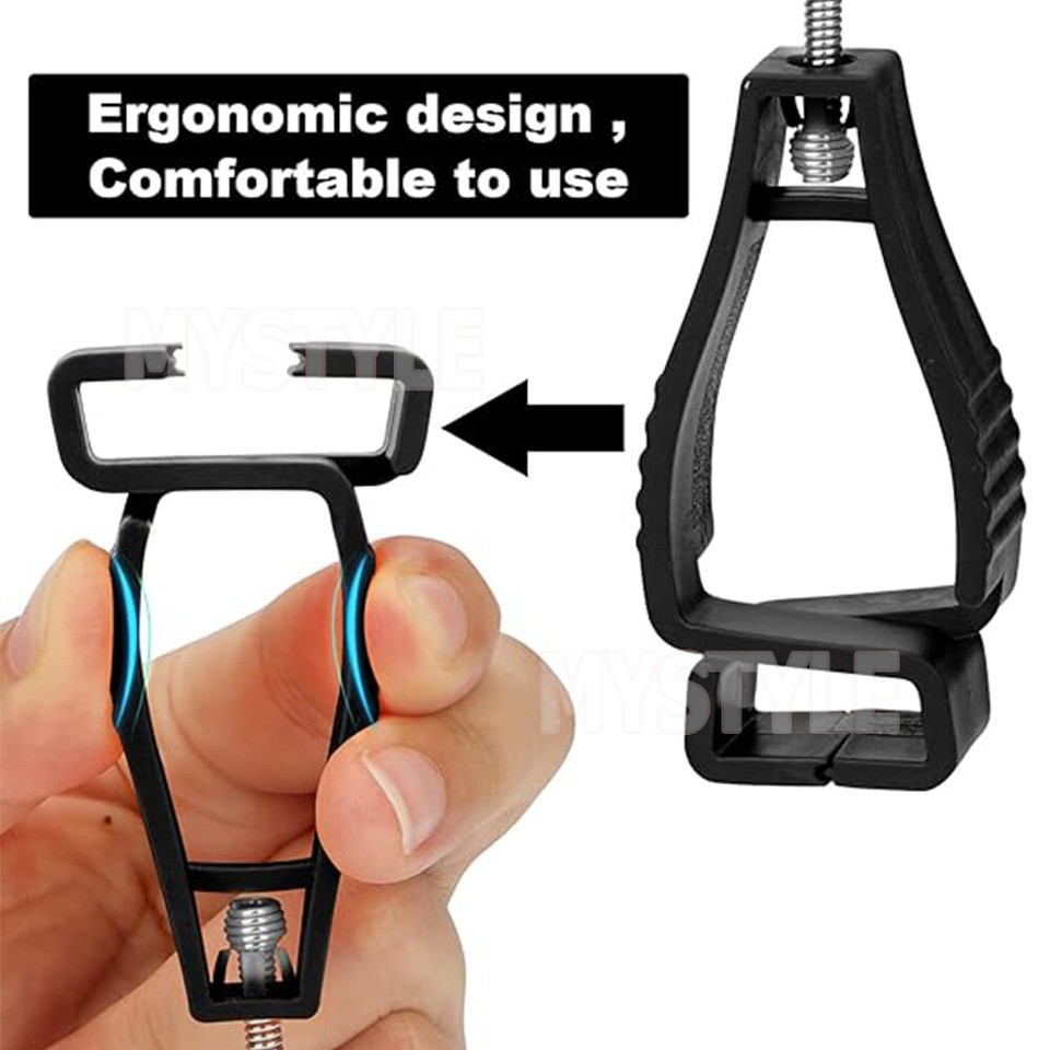 20-30xGlove Clip Clamp Grabber Interlock Carabiner Hook Holder Guard ...