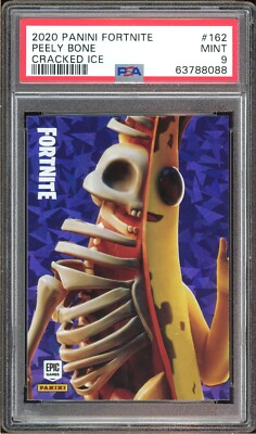 2020 Panini Fortnite Series 2 Peely Bone Cracked Ice PSA 9 MINT | #162 ...