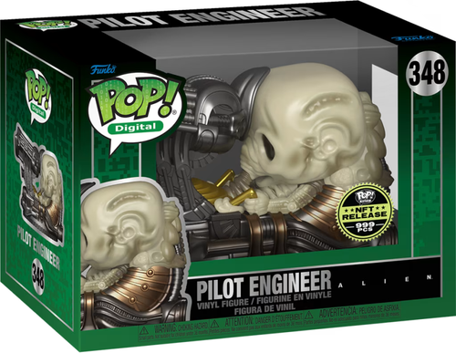 PILOT ENGINEER Alien Grail Funko Pop Digital NFT Redemption Token | eBay