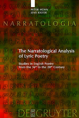 The Narratological Analysis of Lyric Poetry: Studies in English Poetry ...