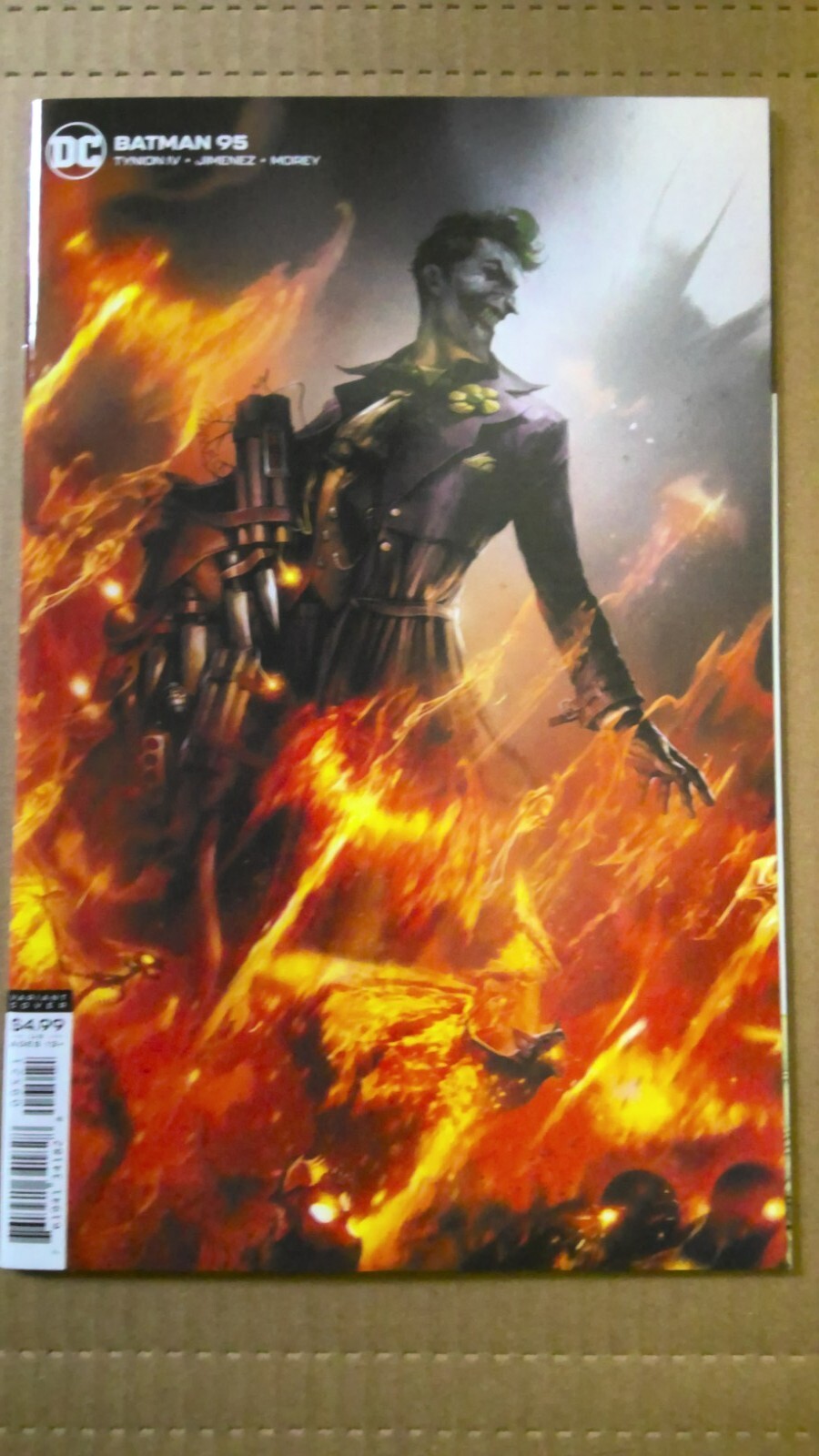 DC Comics Batman #95 Mattina Variant Joker War 1st Print | eBay