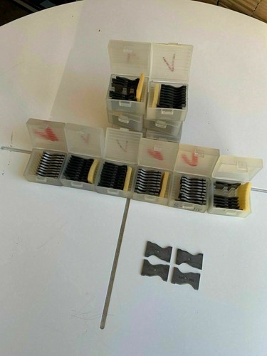 LOT of 119x LEUCO NEW & USED Solid Carbide Knife Knives Inserts Shaper ...