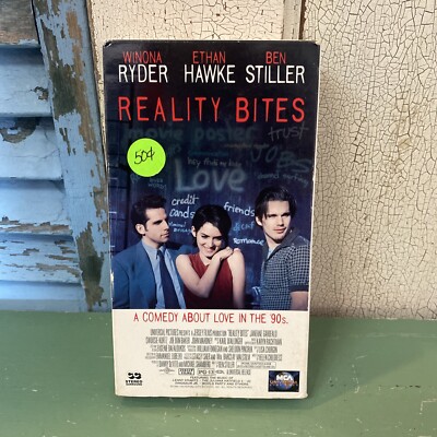 Reality Bites (VHS, 1994) Ben Stiller Winona Ryder Ethan Hawke Janeane ...